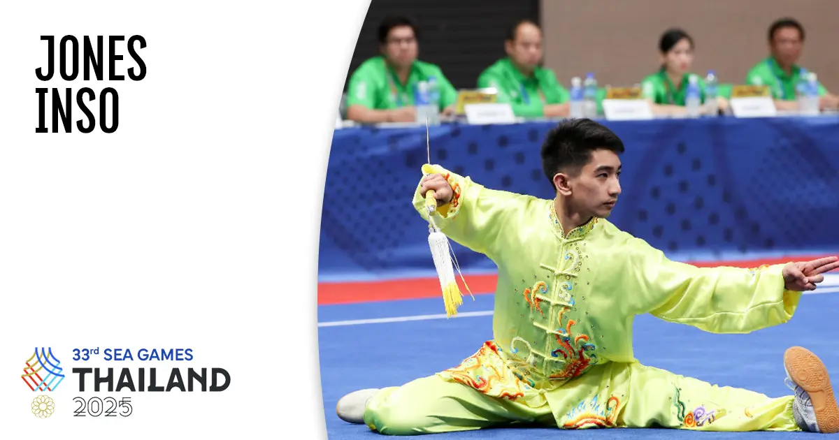 Jones Inso Sweeps Taijiquan & Taijijian Gold SEA Games 2025
